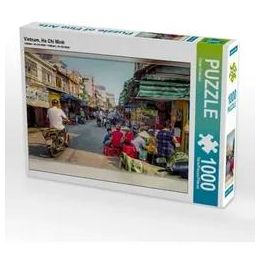 Calvendo Puzzle Vietnam, Ho Chi Minh 1000 Teile Lege-Gr&ouml;&szlig;e 64x48cm Foto-Puzzle f&uuml;r gl&uuml;ckliche Stunden