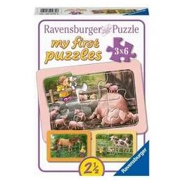 Ravensburger Kinderpuzzle - 05679 Lotta auf dem Bauernhof - My First Puzzle f&uuml;r Kinder ab 2,5 Jahren, mit 3x6 Teilen