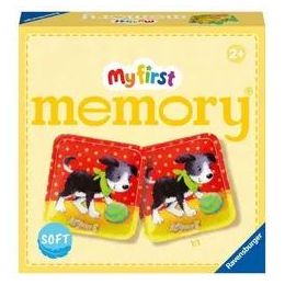 Ravensburger - 20998 - My first memory&reg; Pl&uuml;sch - Das klassische Ged&auml;chtnisspiel mit 24 Stoff-Karten und s&uuml;&szlig;en Tierkindern, Spielzeug ab 2 Jahre