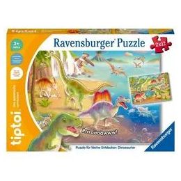 Ravensburger tiptoi&reg; Puzzle f&uuml;r kleine Entdecker: Dinosaurier - 2x12 Teile