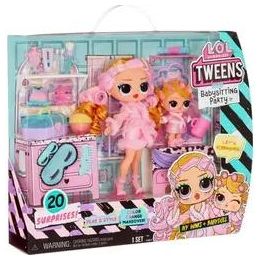 MGA Entertainment MGA 580485EUC - L.O.L. Surprise Tweens Babysitting Party, Sleepover, IVY WINKS & BABYDOLL, 2 Puppen, 20 &Uuml;berraschungen