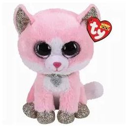 Ty - Beanie Boos - Fiona Pinke Katze, 24 cm, medium