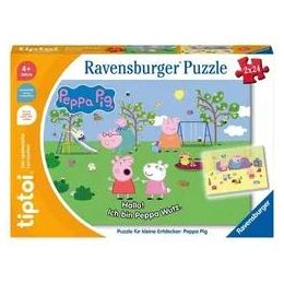 Ravensburger tiptoi Puzzle 00163 Puzzle f&uuml;r kleine Entdecker: Peppa Pig, Kinderpuzzle f&uuml;r Kinder ab 4 Jahren, f&uuml;r 1 Spieler