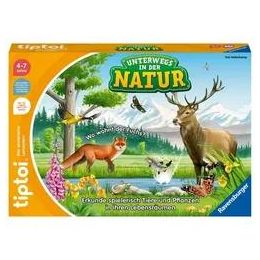 Ravensburger tiptoi Spiel 00121 Unterwegs in der Natur - Heimische Natur und Tiere entdecken, Lernspiel f&uuml;r Kinder ab 4 Jahren, f&uuml;r 1-4 Spieler