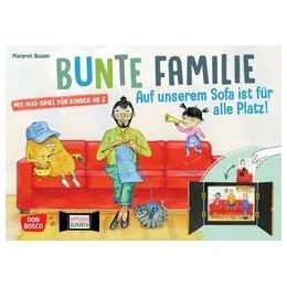 Bunte Familie: Auf unserem Sofa ist f&uuml;r alle PlatzMix-Max-Spiel f&uuml;r Kinder ab 2