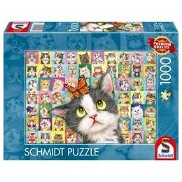 Schmidt Spiele PU1000T.Katzen-Mimik