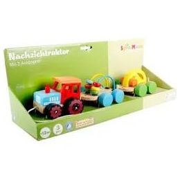 Vedes SpielMaus Nachziehtraktor mit 2 Anh&auml;nger