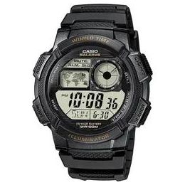 Casio Quarz Armbanduhr AE-1000W-1AVEF (L x B x H) 48.1 x 43.7 x 13.7 mm Schwarz Geh&auml;usematerial=Harz Material (Armband)=Harz