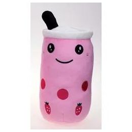 Bubble Tea Boba Pl&uuml;sch rosa, 20cm