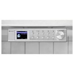 Soundmaster IR1500SI Internet Unterbauradio Internet, DAB+, UKW Bluetooth&reg;, WLAN, Internetradio Freisprechfunktion Silber