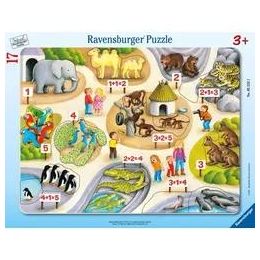 Ravensburger Kinderpuzzle - Erstes Z&auml;hlen bis 5 - 8-17 Teile