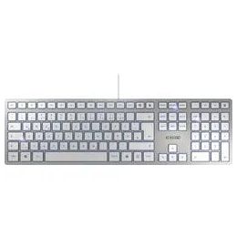 Cherry KC6000 USB Tastatur Deutsch, QWERTZ Silber