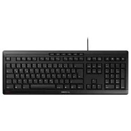 Cherry Stream USB Tastatur Deutsch, QWERTZ Schwarz