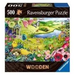 Ravensburger WOODEN Puzzle - Wilder Garten - Holzpuzzle f&uuml;r Erwachsene mit 500 Teilen