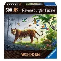 Ravensburger WOODEN Puzzle - Tiger im Dschungel - Holzpuzzle f&uuml;r Erwachsene mit 500 Teilen
