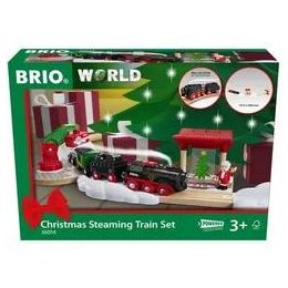 Brio Batterie-Dampflok Weihnachts-Set