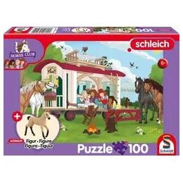 Schmidt Spiele KIPU100T. Schleich Horse Club, Hannoveraner Fohlen mit Add-on