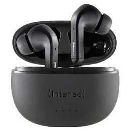 Intenso T300A In Ear Headset Bluetooth&reg; Stereo Schwarz Noise Cancelling Batterieladeanzeige, Headset, Ladecase, Touch-Steuerung