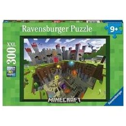 Ravensburger Kinderpuzzle 300 XXL Teile - Minecraft Cutaway