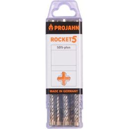 Projahn Hammerbohrer-Set ROCKET 5, Stahl, SDS-plus, &Oslash; 6 mm x 160 mm, 10er Pack
