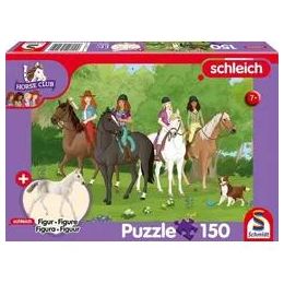 Schmidt Spiele KIPU150T. Schleich Horse Club, Holstein Fohlen mit Add-on