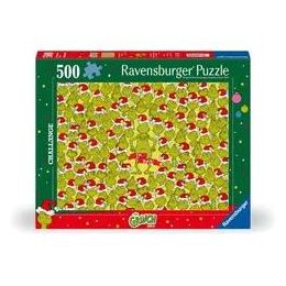 Ravensburger Erwachsenenpuzzle 500 Teile - The Grinch - Fr&ouml;hliche Grinchmas Challenge