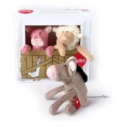 Sigikid 41565 - Fingerpuppenset Bauernhof, 3er Set