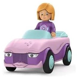 SIKU 0102 - Toddys, Betty Blinky, Spielzeugauto mit R&uuml;ckziehmotor und Spielfigur, rosa/lila