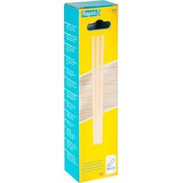 Rapid Klebesticks Holz, 12 x 190 mm, transparent, l&ouml;semittelfrei, 16 St&uuml;ck
