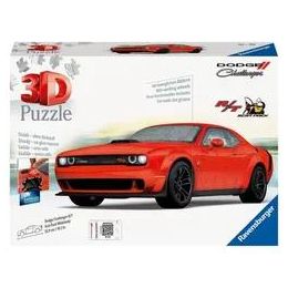 Ravensburger 3D Puzzle 11284 - Dodge Challenger R/T Scat Pack Widebody - Die Ikone unter den Muscle Cars als 3D Puzzle Auto - f&uuml;r Muscle Car Fans ab 10 Jahren