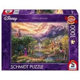 Schmidt Spiele Disney, Snow White and the Queen, Puzzle Thomas Kinkade 1.000 Teile