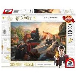Schmidt Spiele Wizarding World, Harry PotterTM Hogwarts ExpressTM, Puzzle Thomas Kinkade 1.000 Teile