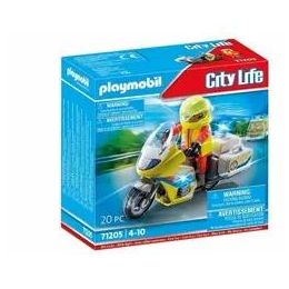 Playmobil&reg; City Life 71205 Notarzt-Motorrad mit Blinklicht