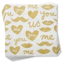 Serviette 33x33cm "You, Me, Us"