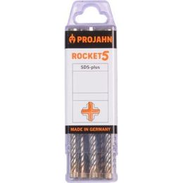 Projahn Hammerbohrer-Set ROCKET 5, Stahl, SDS-plus, &oslash; 10 mm x 160 mm, 10er Pack