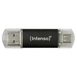 Intenso Twist Line USB-Stick 128GB Anthrazit 3539491 USB-A, USB-C&reg;, USB-A (USB 3.1 Gen 1)