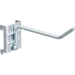 Lochwandhaken WFI, schr&auml;g, f&uuml;r Lochplatten mit Lochgr&ouml;&szlig;e 9 x 9 mm & Lochabstand 38 m, L 100 mm, Stahl, 5 St&uuml;ck
