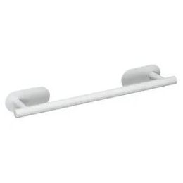 Wenko Turbo-Loc&reg; Badetuchstange Uno Mod. Orea White matt, 40 cm, aus rostfreiem Edelstahl