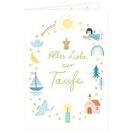 Coppenrath Verlag Gru&szlig;karte &ndash; Alles Liebe zur Taufe