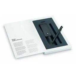 Lamy Tintenroller swift matt black B Set Lederetui