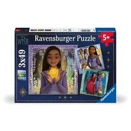 Ravensburger Kinderpuzzle 3x49 Teile - Disney Wish - Asha s Wunsch