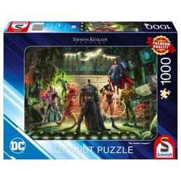 Schmidt Spiele Thomas Kinkade, DC , The Justice League, Puzzle 1.000 Teile