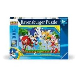 Ravensburger Kinderpuzzle 100 XXL Teile - Sonic the Hedgehog - Nichts kann Sonic aufhalten