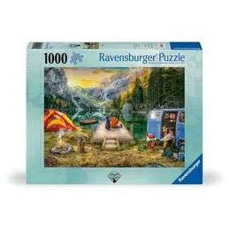 Ravensburger Puzzle 12000076 - Calm Campsite - 1000 Teile Puzzle f&uuml;r Erwachsene und Kinder ab 14 Jahren