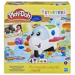 Play-Doh Hasbro F88045L0 - Play-Dop Flugi, mit dem Flugzeug auf Weltreise, Knete-Spielset