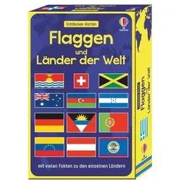 USBORNE Entdecker-Karten: Flaggen und L&auml;nder der Welt