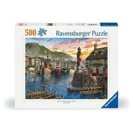 Ravensburger Erwachsenenpuzzle 500 Teile - Morgens am Hafen