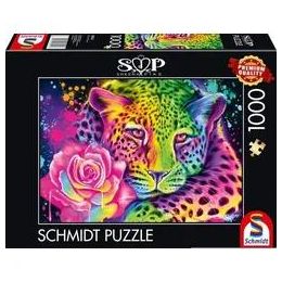 Schmidt Spiele PU1000T. Sheena Pike Neon Regenbogen-Leopard