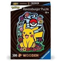 Ravensburger Wooden Puzzle 300 Teile - Pok&eacute;mon Pikachu