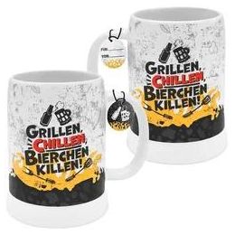 Sheepworld GRUSS & CO Bierkrug Motiv Grillen
